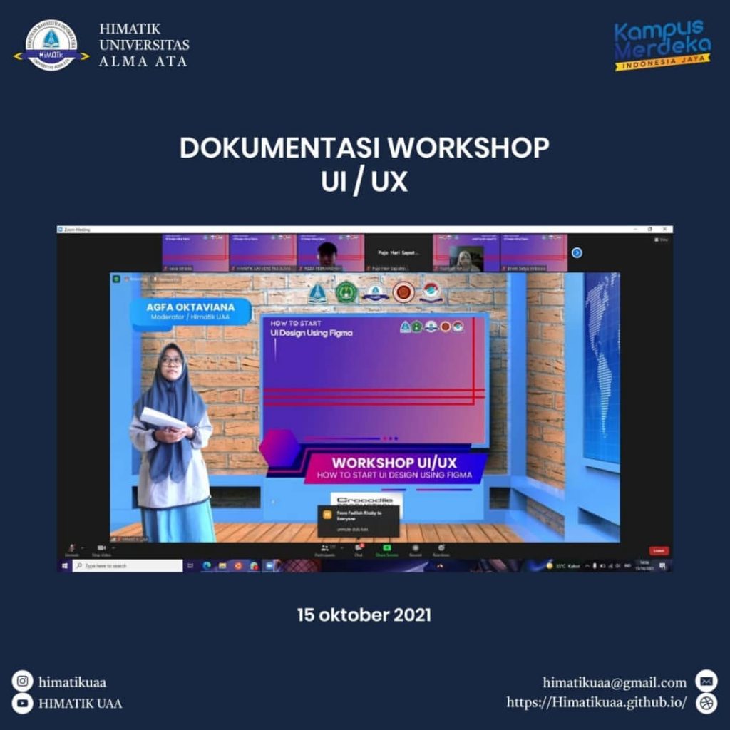 Workshop UI/UX Design Using Figma – Program Studi Informatika
