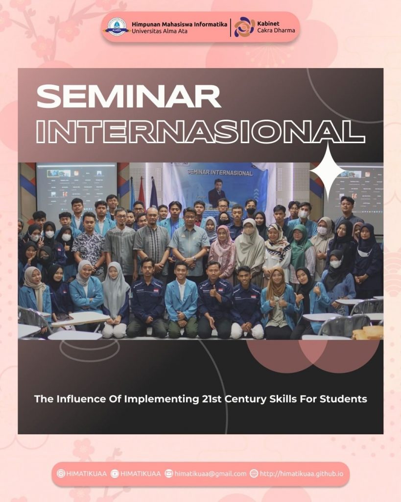 Seminar Internasional : "The Influence of Implementing 21st Skills For Stundents - Program Studi ...
